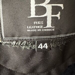 BF Furs | Jackets & Coats | Vintage Bf Furs Greece Black Shearling ...